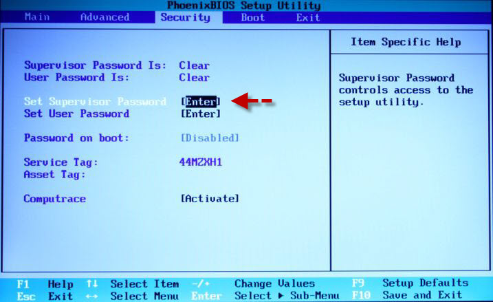 Set Password to Protect Your BIOS Setup Set Password to Protect Your BIOS Setup